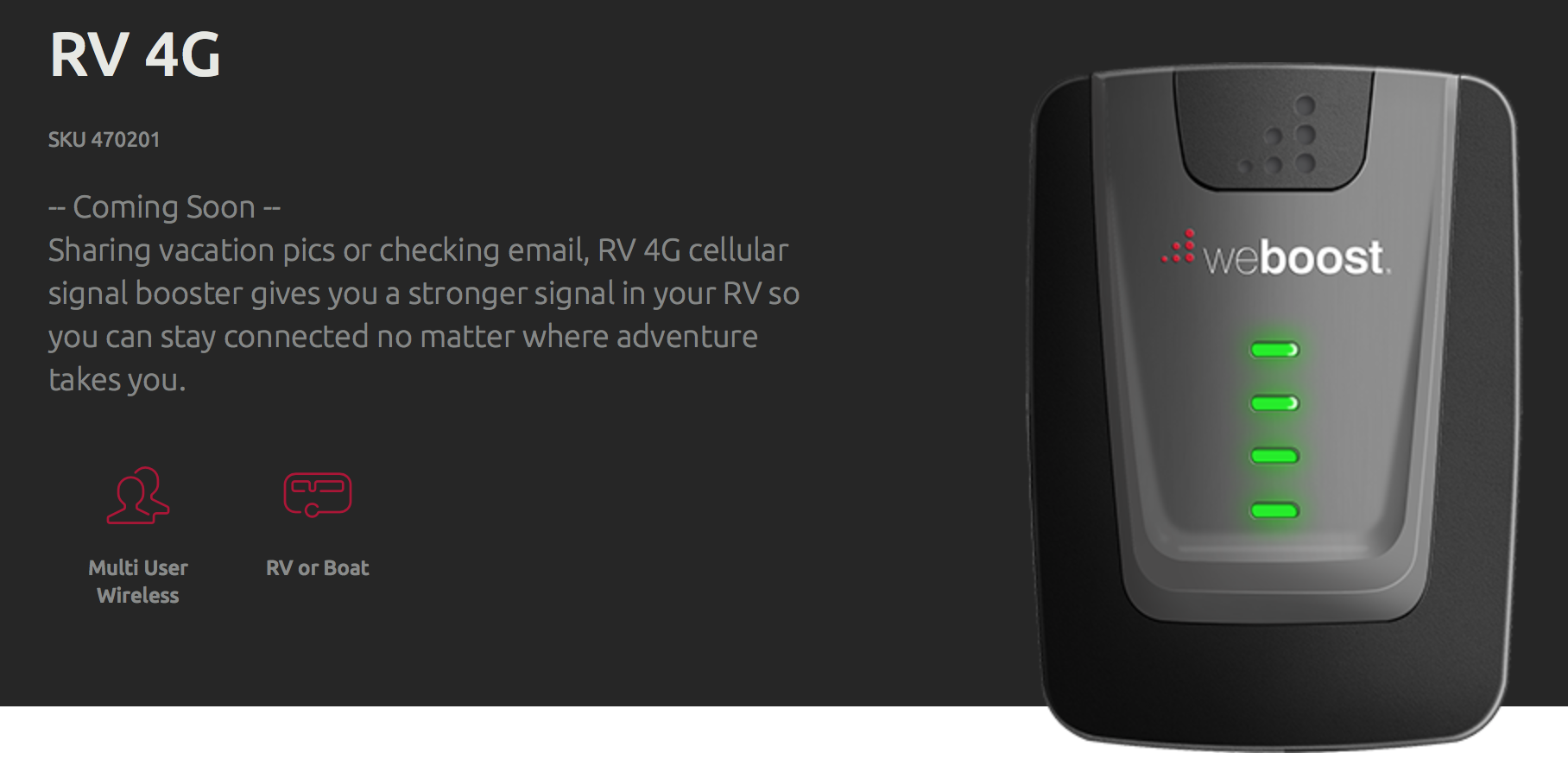 weBoost Announces RV 4G Cellular Booster, Drive 4G-X "Now Shipping ...