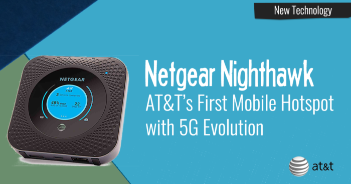 AT&T Announces New Flagship Hotspot: Netgear Nighthawk Mobile Hotspot ...