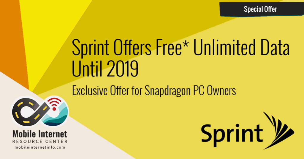 Sprint Offers Free Unlimited Data in 2018 for Select Mobile PC Devices ...