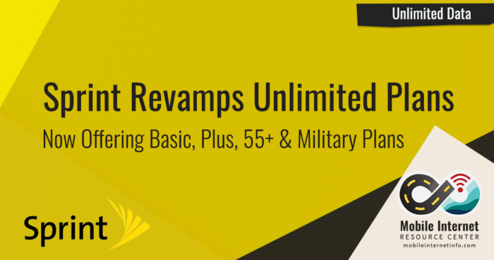 Sprint Revamps Unlimited Plans - Adds 55+ and Military - Mobile ...