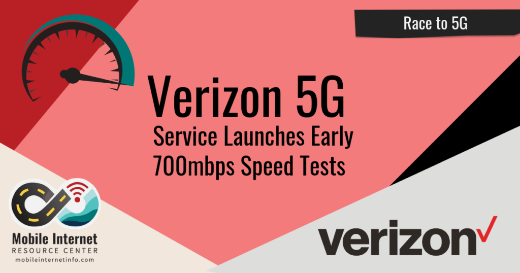 Verizon 5G Service Launches Early - 700Mbps Speed Tests Reported ...