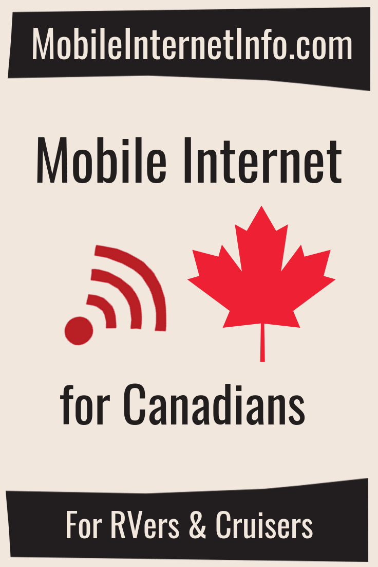 Mobile Internet Options for Canadian RV & Boat Travelers - Mobile Internet Resource Center
