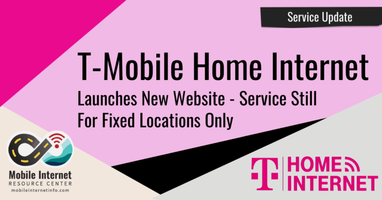 T-Mobile Home Internet - $50/month Unlimited LTE - But Is It RV Mobile ...