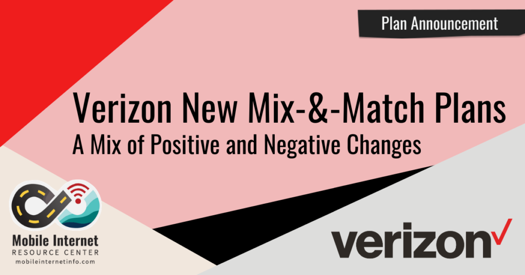 New Verizon New Mix-and-Match Plans Announced: Get More, Play More & Do ...