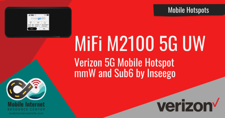 Verizon Launches 2nd Generation 5G Mobile Hotspot – Inseego MiFi M2100 ...