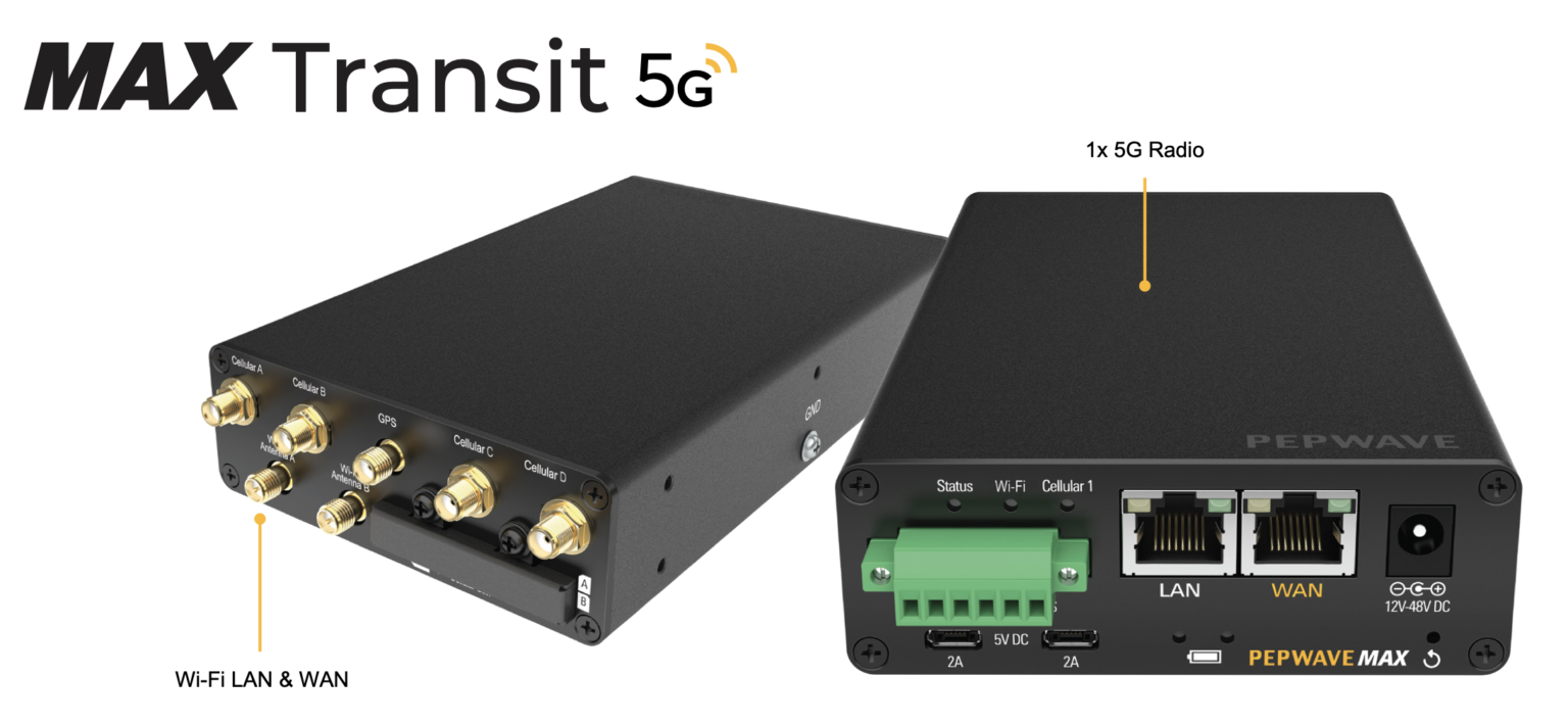 Peplink's 5G Router Lineup (Including MAX Transit 5G) Revealed - Mobile ...