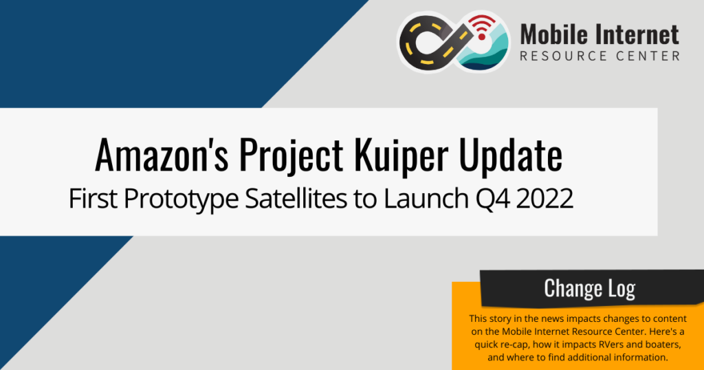 Amazon's Project Kuiper Update: First Prototype Satellites to Launch Q4 ...