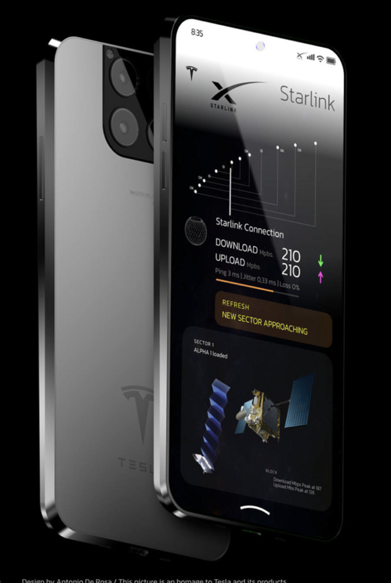 The Starlink Connected Tesla Model P (Pi) Smartphone is NOT REAL ...