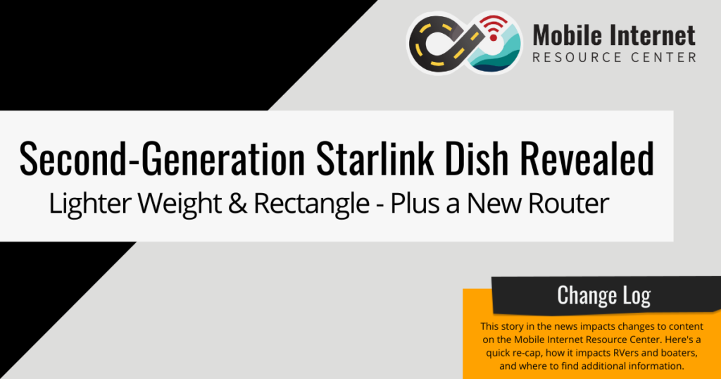SpaceX Reveals Second-Generation Starlink Dish - A Lighter Weight ...