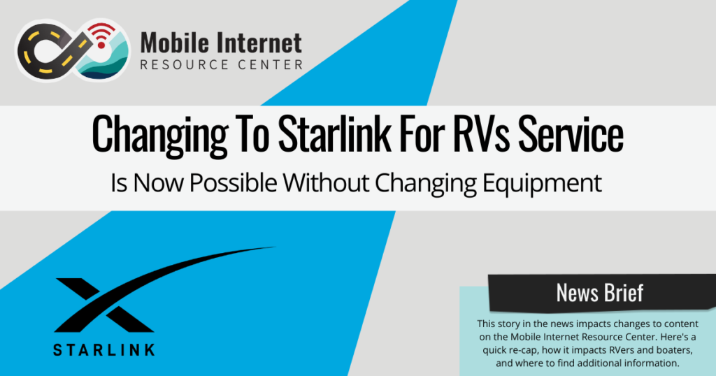 You Can Now Change Your Starlink Residential to Starlink For RVs ...