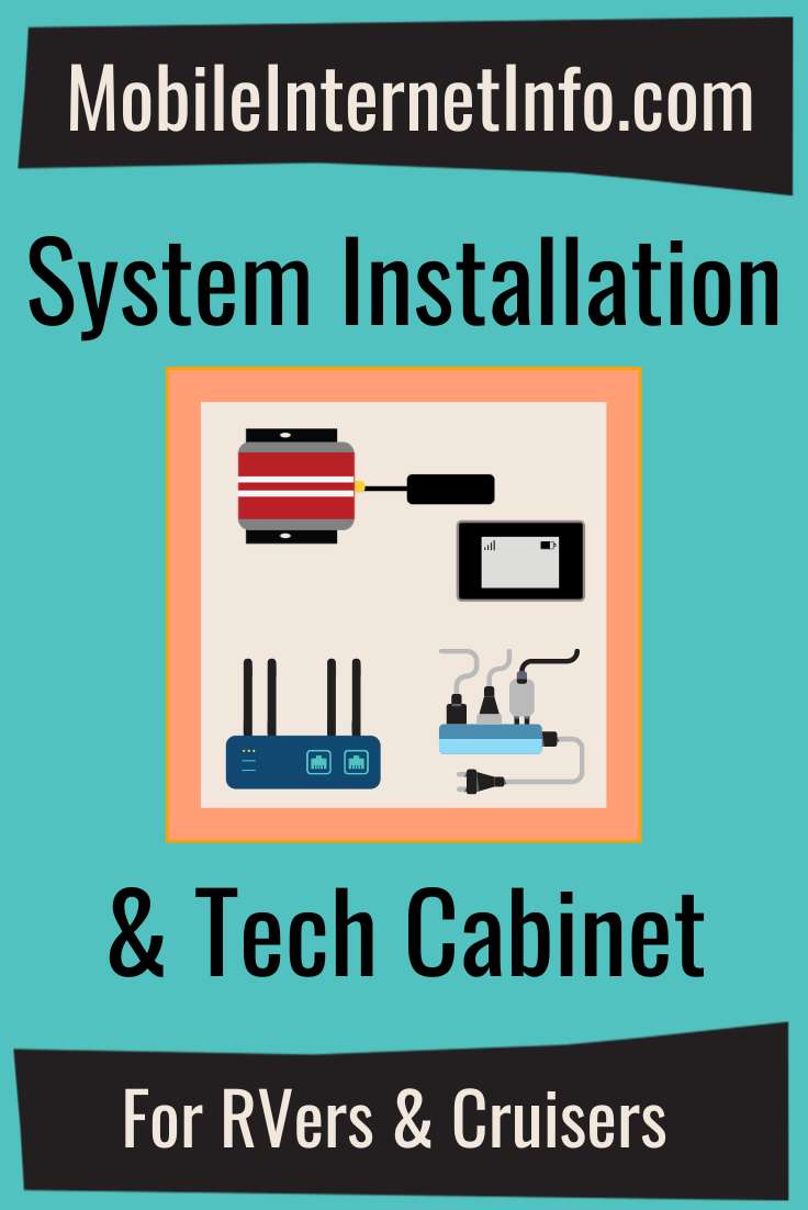 Mobile Internet System Installation for RV and Boat - Tech Cabinet ...