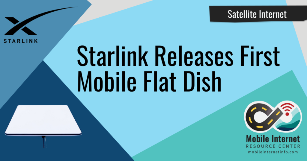 Starlink Releases a Flat High Performance Mobile Dishy for Maritime Use ...