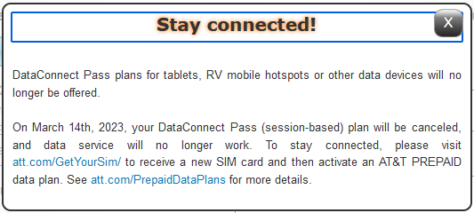 AT&T Shuts Down Prepaid DataConnect Pass Plans - $34.99/mo Unlimited ...
