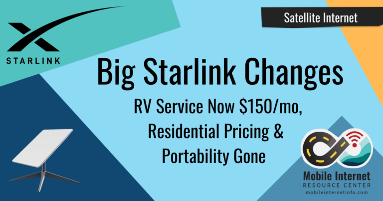 Big Starlink Changes: Starlink for RVs Price Increase to $150/month ...