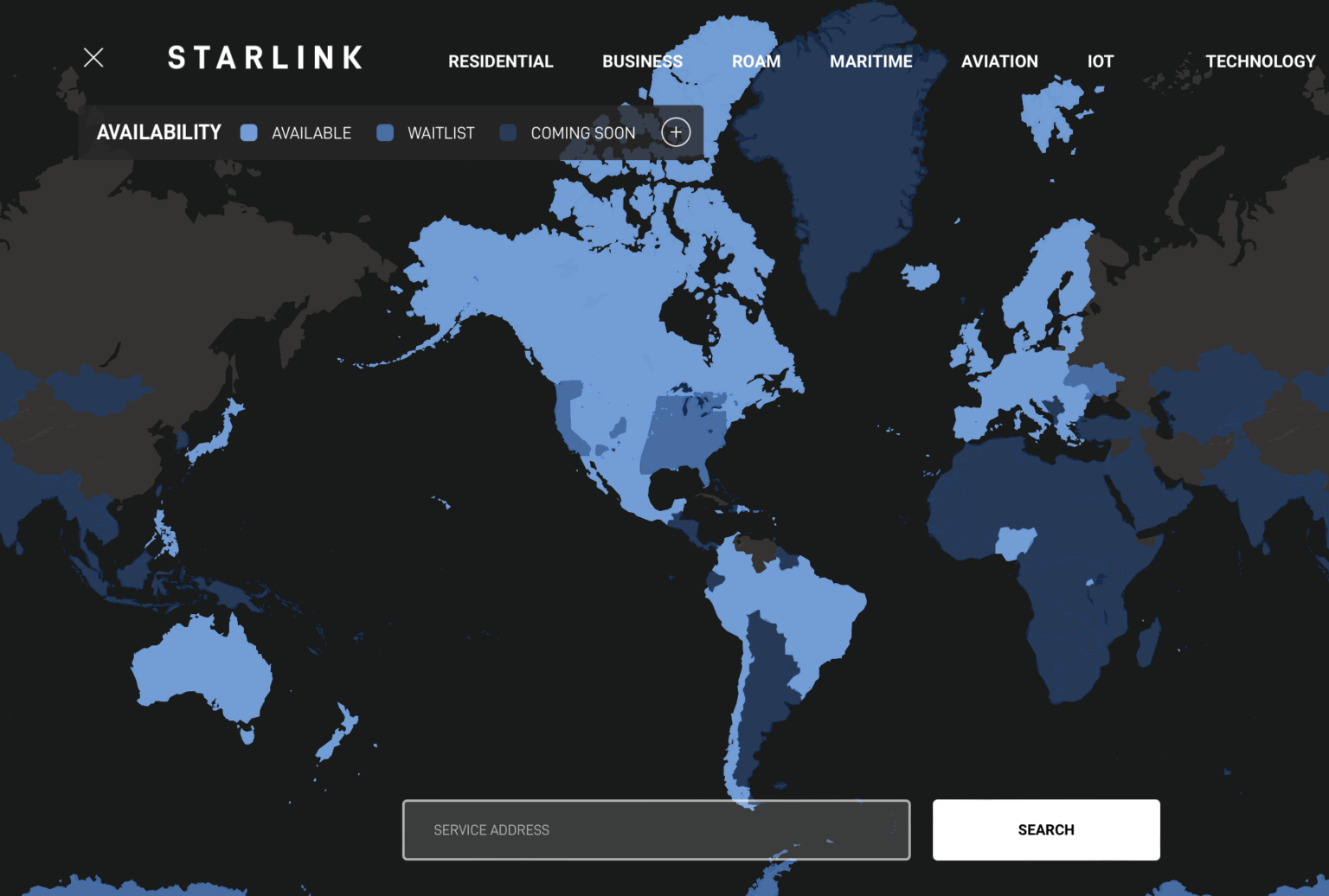 Starlink For RVs Is Now Starlink Roam - Global Coverage Option, Geo ...