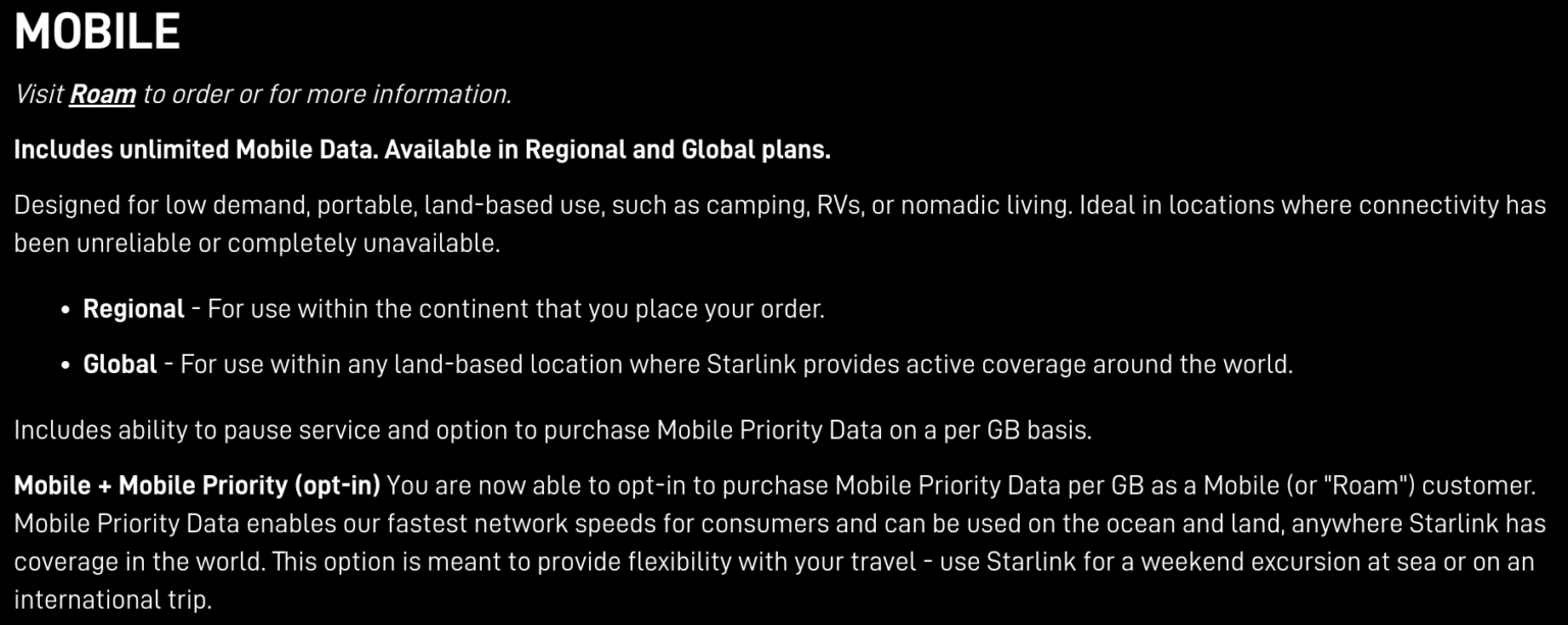Starlink Revamps Its Plans & Service Priority Levels - Big Impacts For Mobile Users - Mobile ...