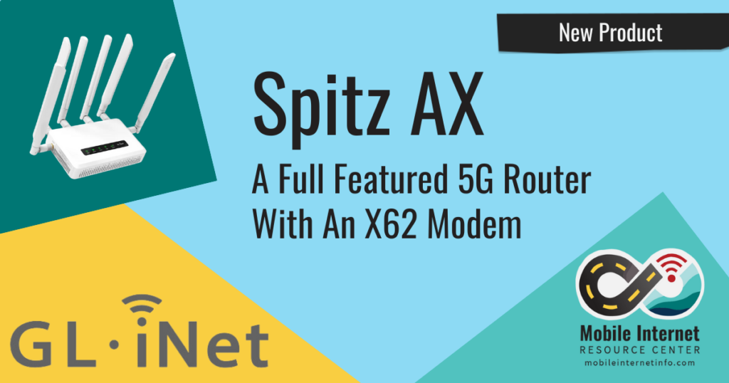 GL.iNet Releases Spitz AX Cellular Router With An X62 Cellular Modem ...