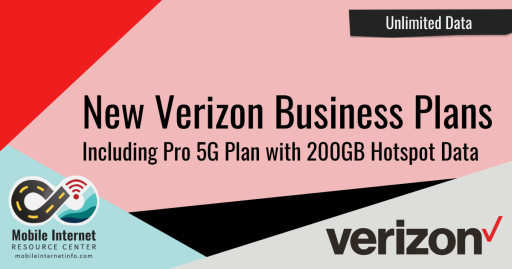 New Verizon Business Smartphone Plan Lineup Increases Mobile Hotspot Data and Streaming While ...