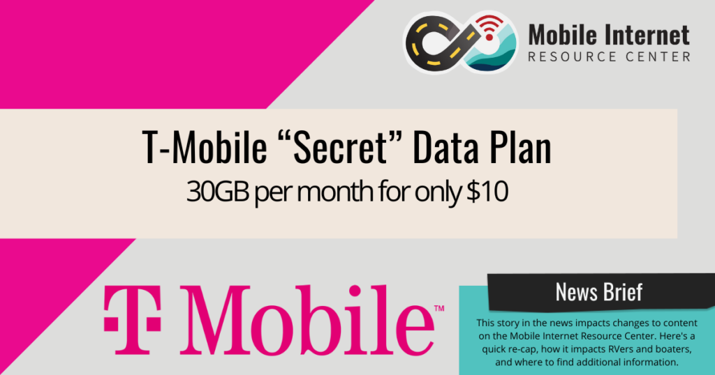 T-Mobile "Secret" Data Plan - 30GB for $10/month - Mobile Internet ...