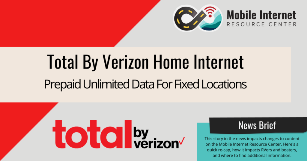 Total By Verizon Now Offering Prepaid Home Internet Option For $55 ...
