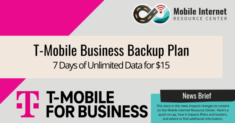 T-Mobile Business Internet Backup Data Plan - 7 Days of Unlimited ...