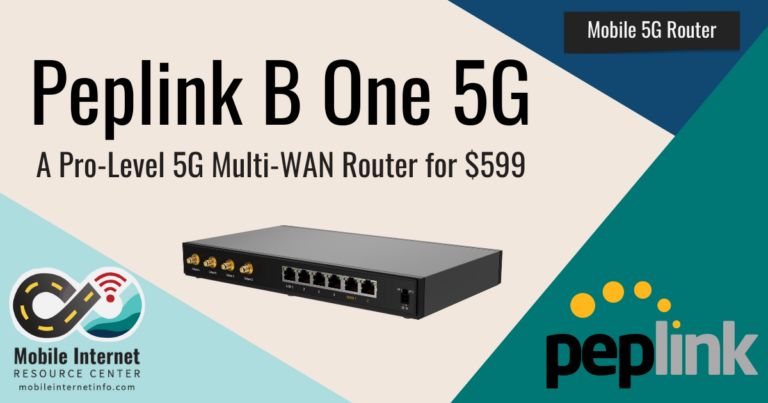 Peplink Introduces 5G Cellular Version of the B One Router - the B One ...