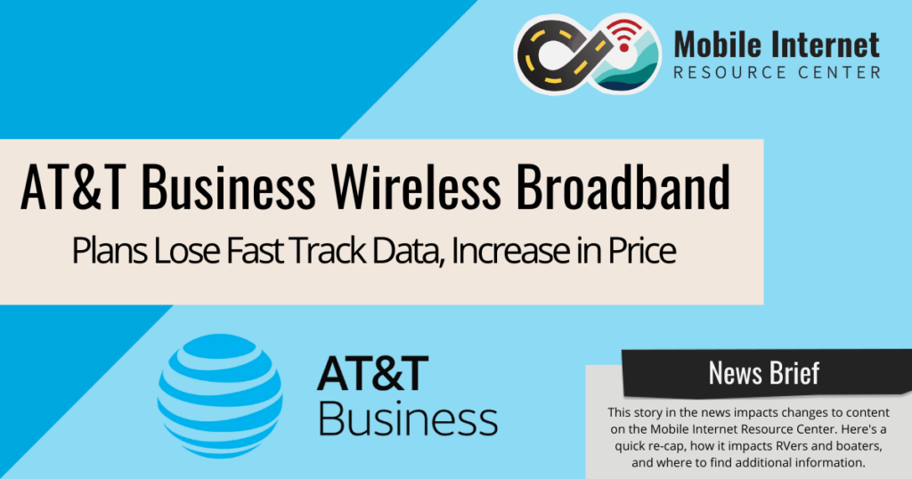 AT&T Business Updates Wireless Broadband Plans - $5/mo Price Increase ...