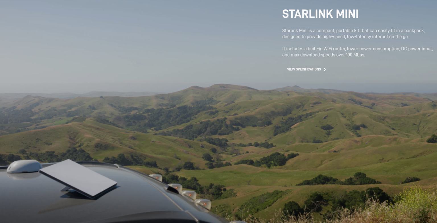 Starlink Mini Dish Now Available To All - With Nomad Friendly Data ...