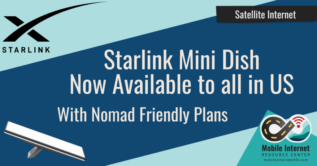 Starlink Mini Dish Now Available To All - With Nomad Friendly Data ...